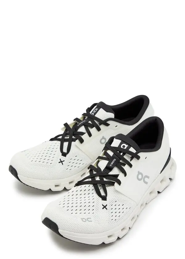 On Cloud X Paneled Mesh-knit Sneakers