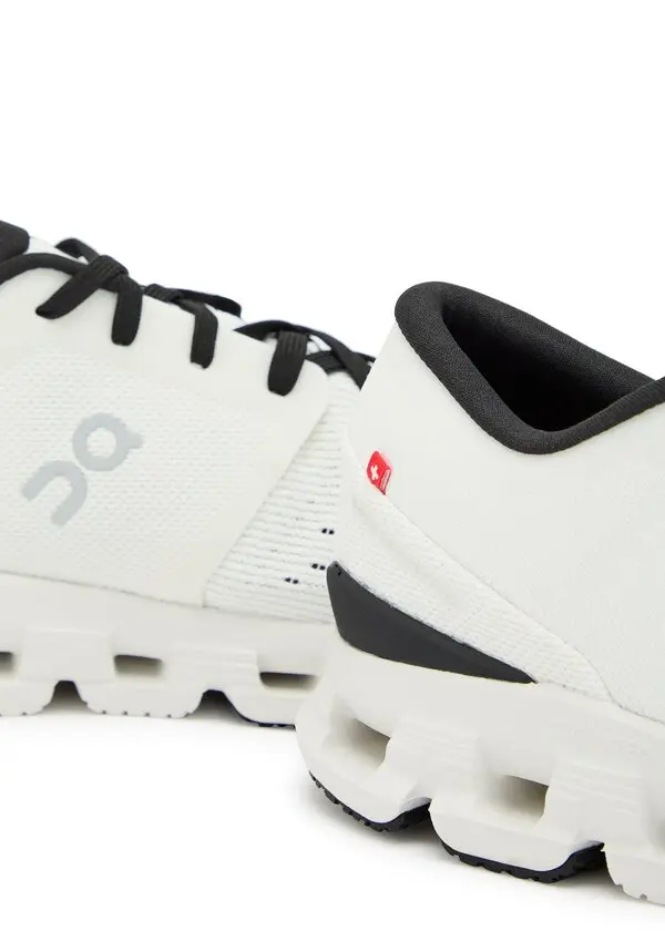On Cloud X Paneled Mesh-knit Sneakers