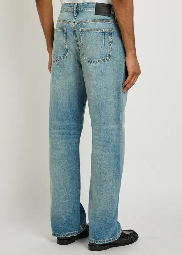 WON HUNDRED Genoa Straight-leg Jeans - Mid Blu