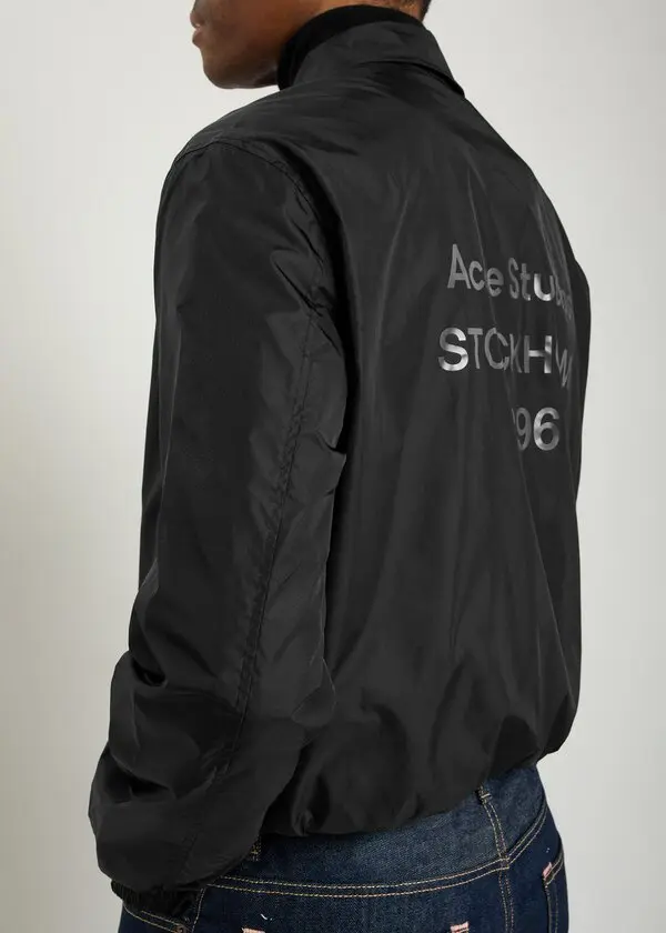 Acne Studios Logo-print Nylon Jacket