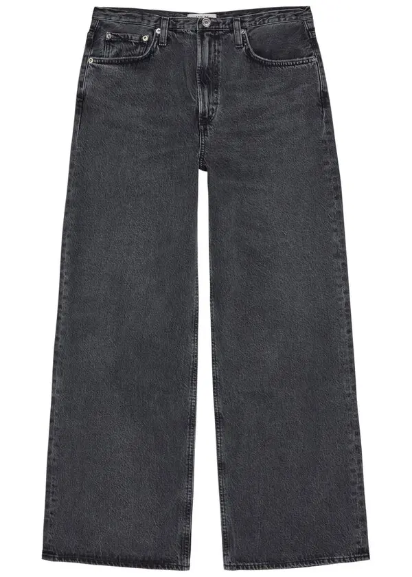 AGOLDE Keira Straight-leg Jeans - Black