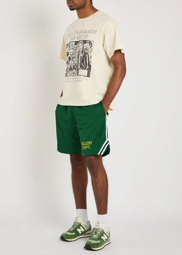 GALLERY DEPT. Striped Mesh Shorts
