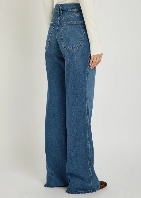Good American Good Skate Wide-leg Jeans - Indigo