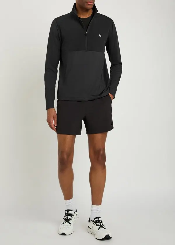 Vuori Sunday Element Half-zip Stretch-jersey Jacket
