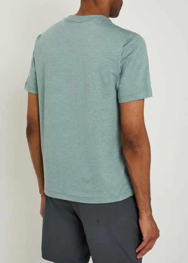 Vuori Ponto Performance Jersey T-shirt - Light Blue