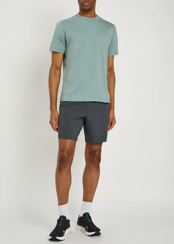 Vuori Ponto Performance Jersey T-shirt - Light Blue
