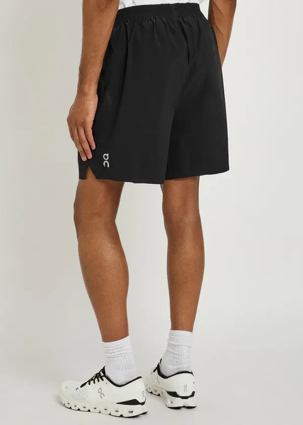 On Train Stretch-shell Shorts - Black