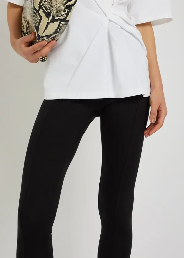 Another Tomorrow Stretch-jersey Leggings