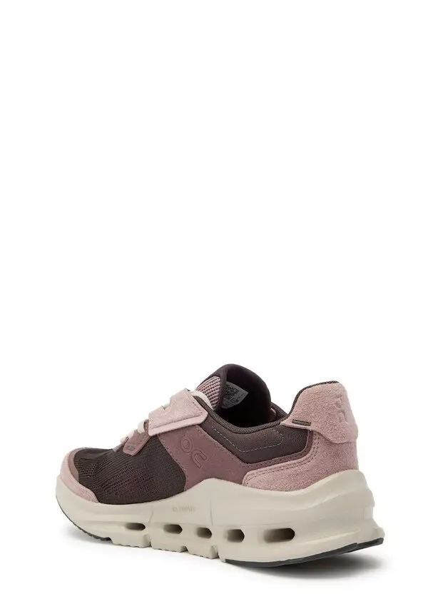On Cloudnova Rift Panelled Mesh Sneakers - Brown