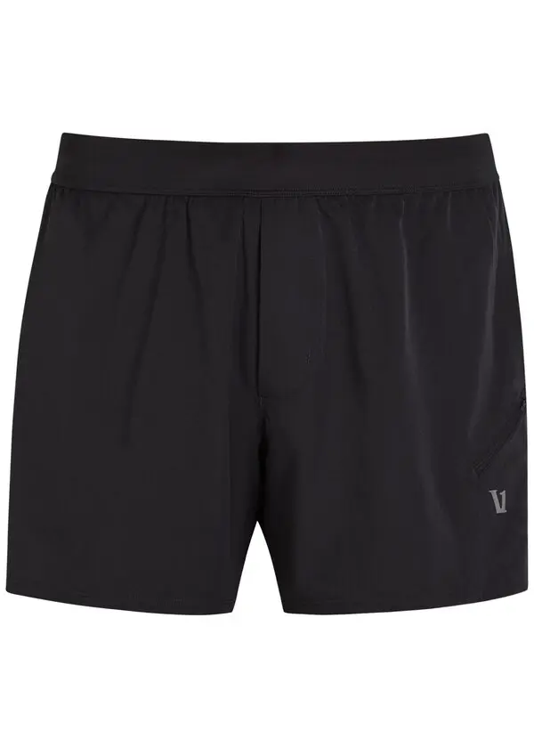 Vuori Qualify Stretch-jersey Running Shorts - Black