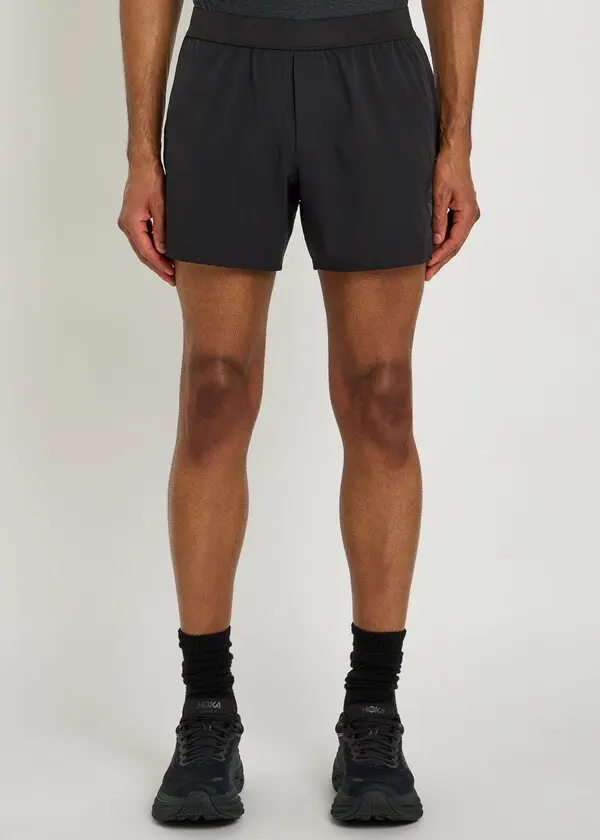 Vuori Qualify Stretch-jersey Running Shorts - Black