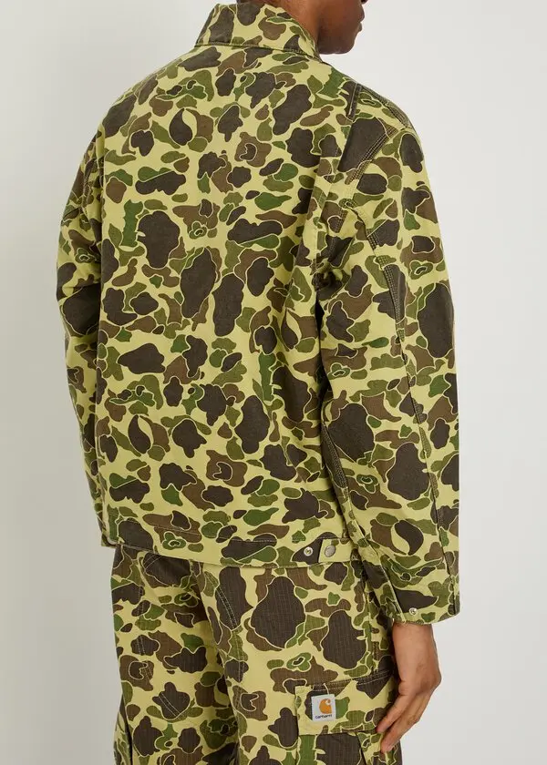 Carhartt Work In Progress Duck Detroit Canvas Jacket - Green