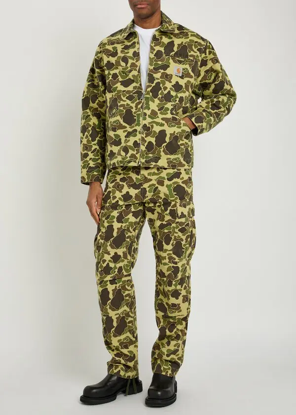 Carhartt Work In Progress Duck Detroit Canvas Jacket - Green