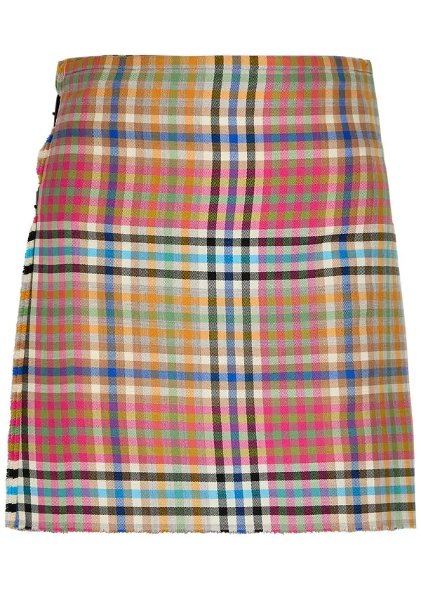 VIVIENNE WESTWOOD Checked Wool Mini Kilt
