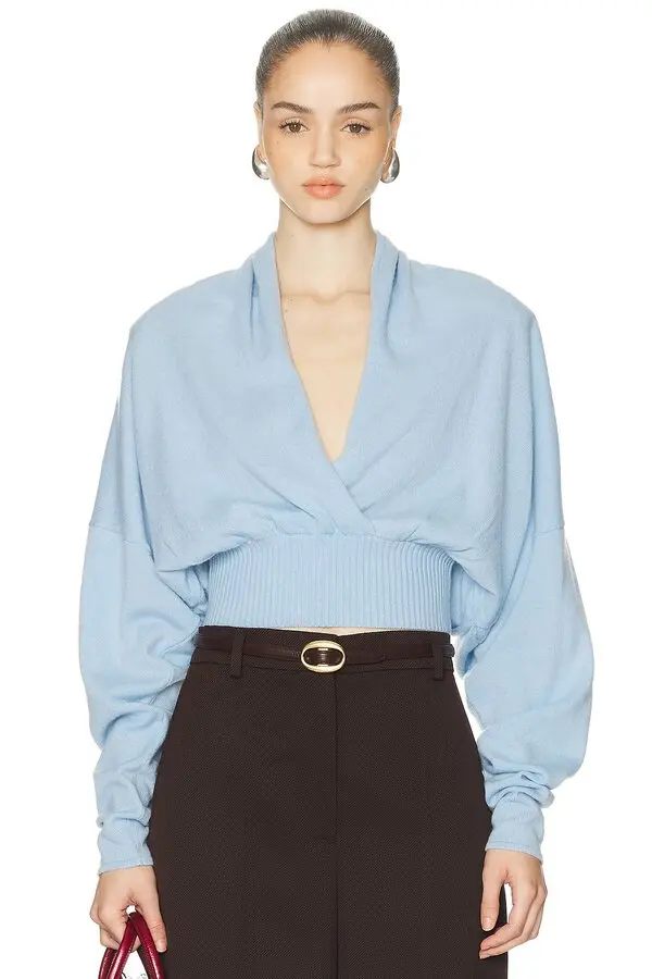 Ronny Kobo Solange Cinched Waist Sweater
