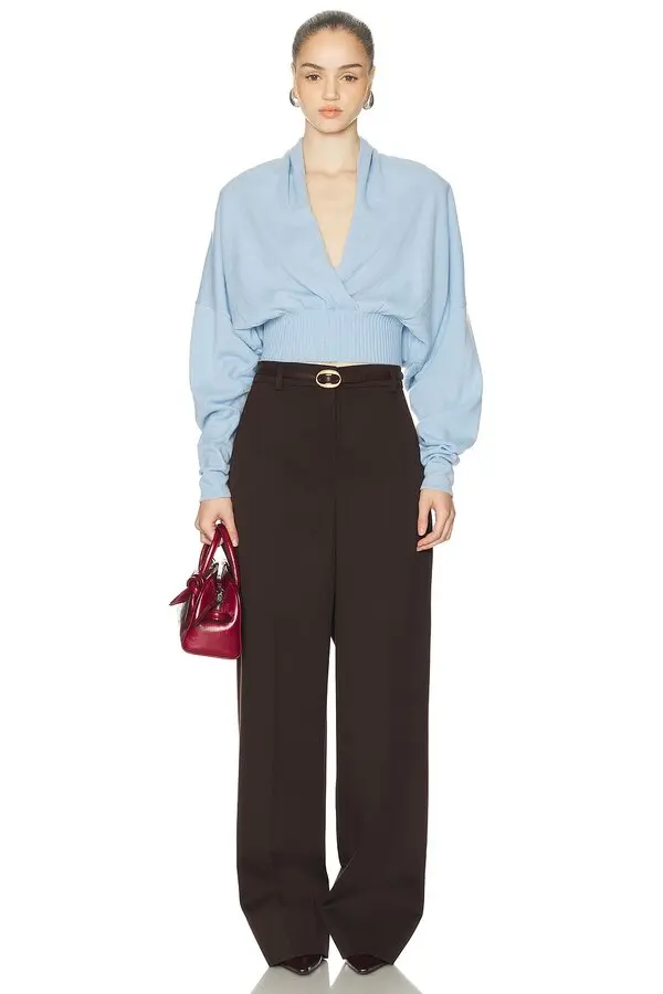 Ronny Kobo Solange Cinched Waist Sweater