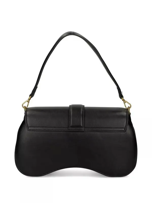 Just Cavalli Snake-detail Shoulder Bag - Black