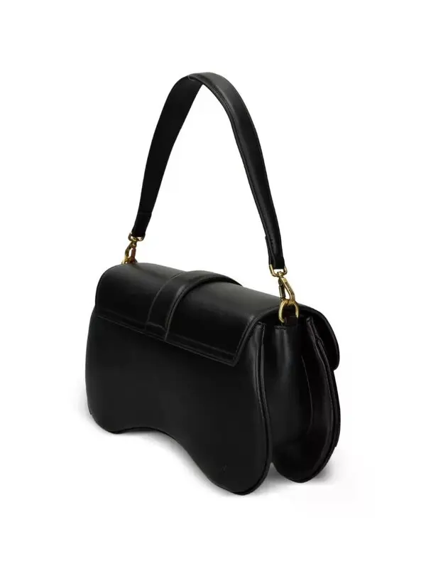 Just Cavalli Snake-detail Shoulder Bag - Black