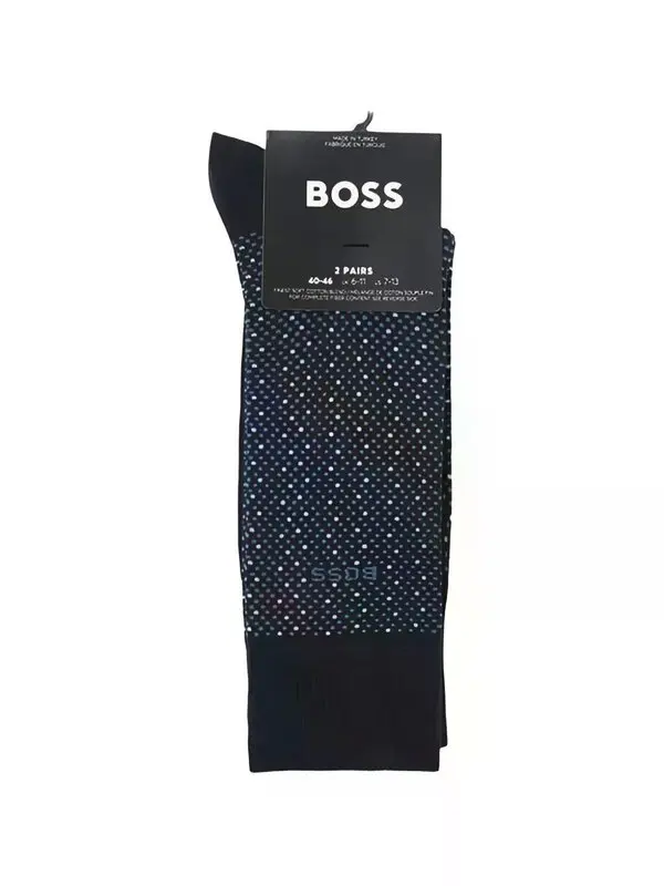 BOSS Mini Cube Socks - Blue
