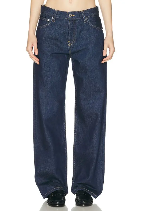 EB DENIM Mid-rise Baggy Jeans - Havana Night
