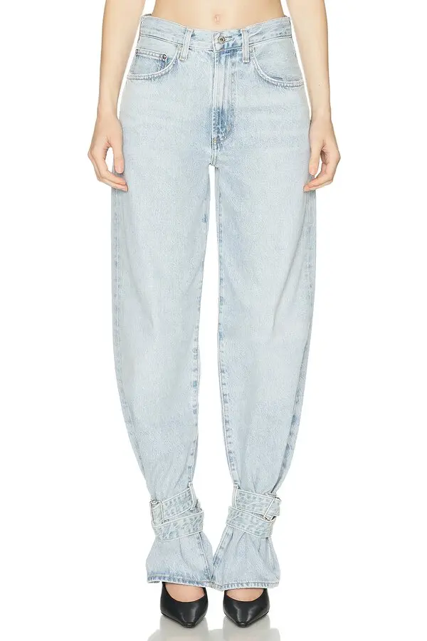 AGOLDE Cinched Hem Loose Taper Jeans