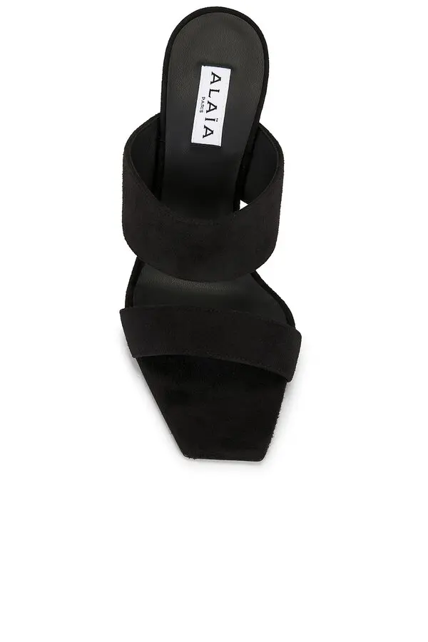 Alaïa Wedge Mules - Noir