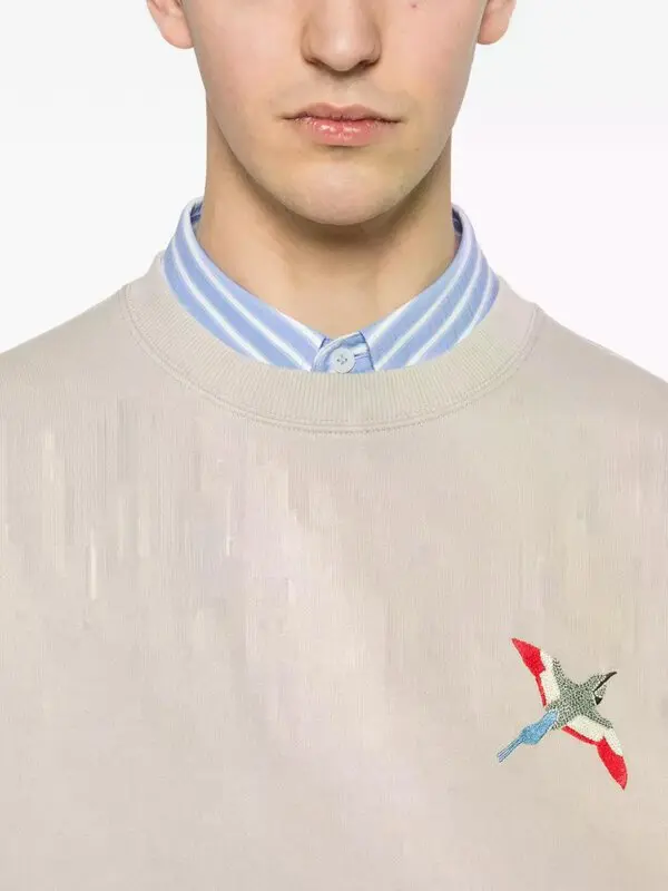Axel Arigato Embroidered Crew-neck Sweatshirt