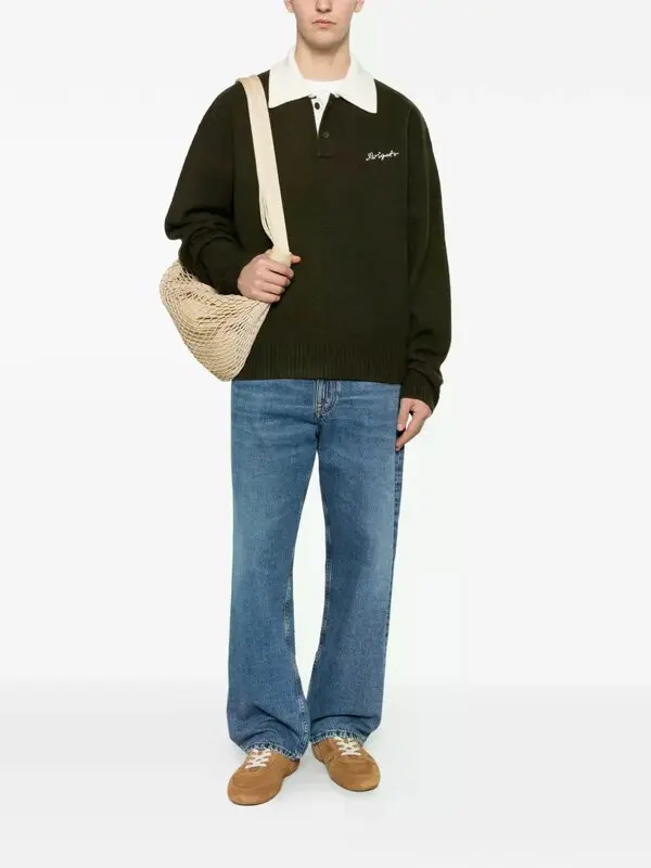 Axel Arigato Long-sleeve Polo Sweater