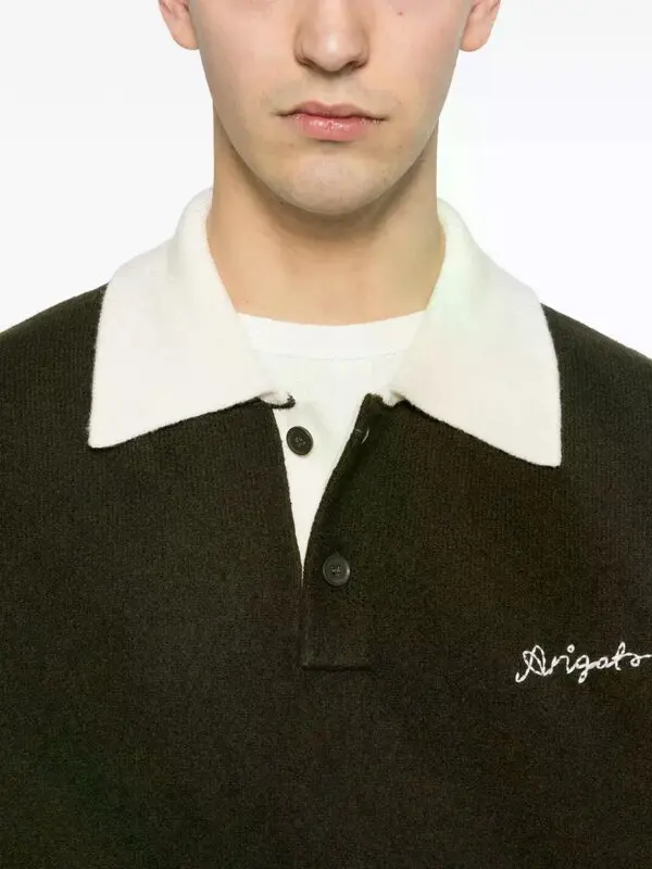 Axel Arigato Long-sleeve Polo Sweater