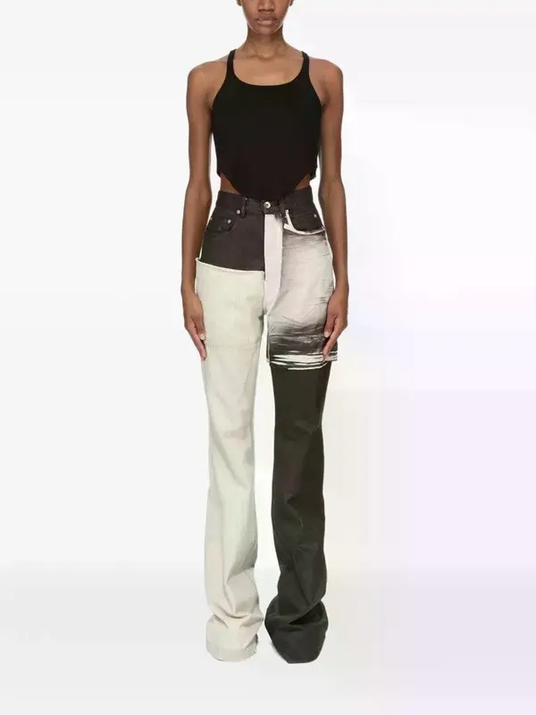 Rick Owens Sleeveless Cropped Top - Black