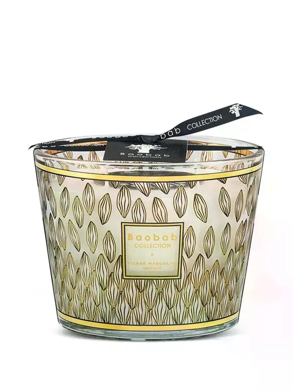 BAOBAB COLLECTION Pierre Marcolini Perou Leaf-print Candle - Gold