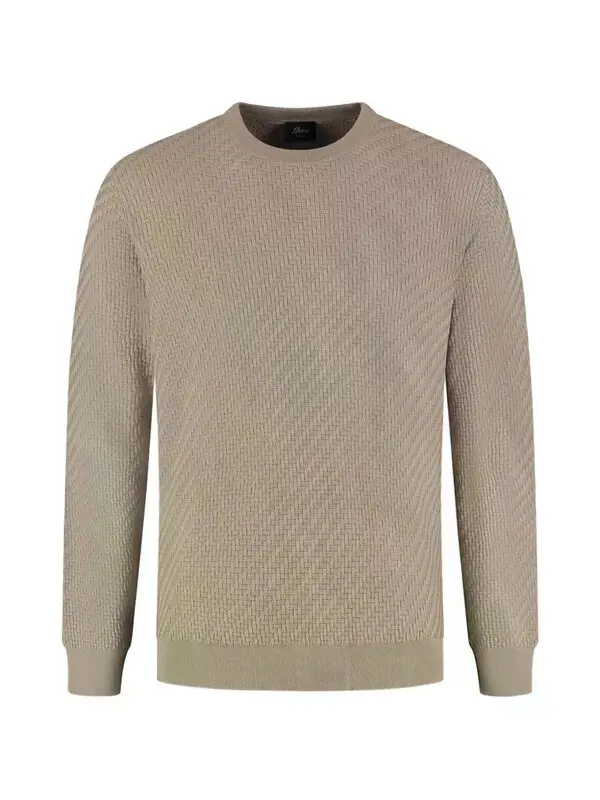 Brioni Crew-neck Long-sleeve Sweater - Neutrals