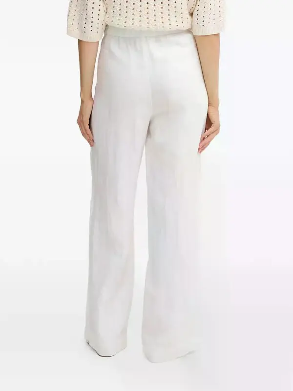 OUI Wide Leg Linen Trousers