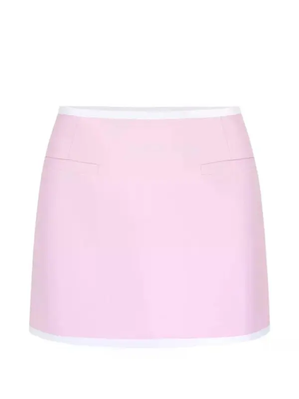 Iceberg Mini Skirt With Contrast Hem