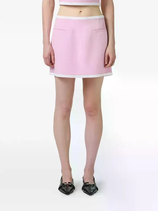Iceberg Mini Skirt With Contrast Hem
