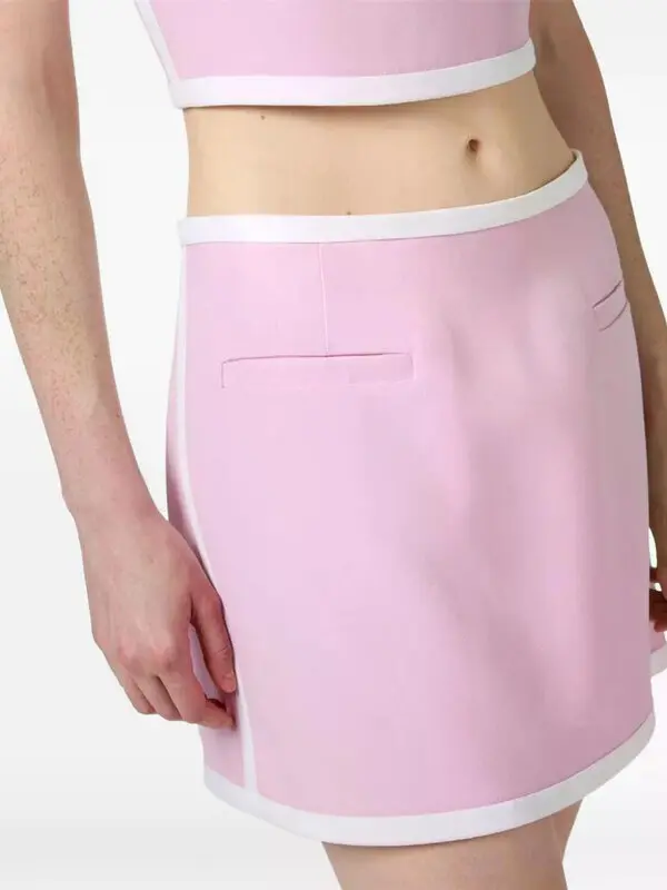 Iceberg Mini Skirt With Contrast Hem