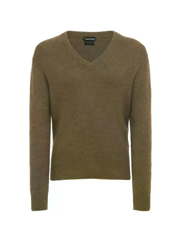 TOM FORD Long-sleeved V-neck Sweater