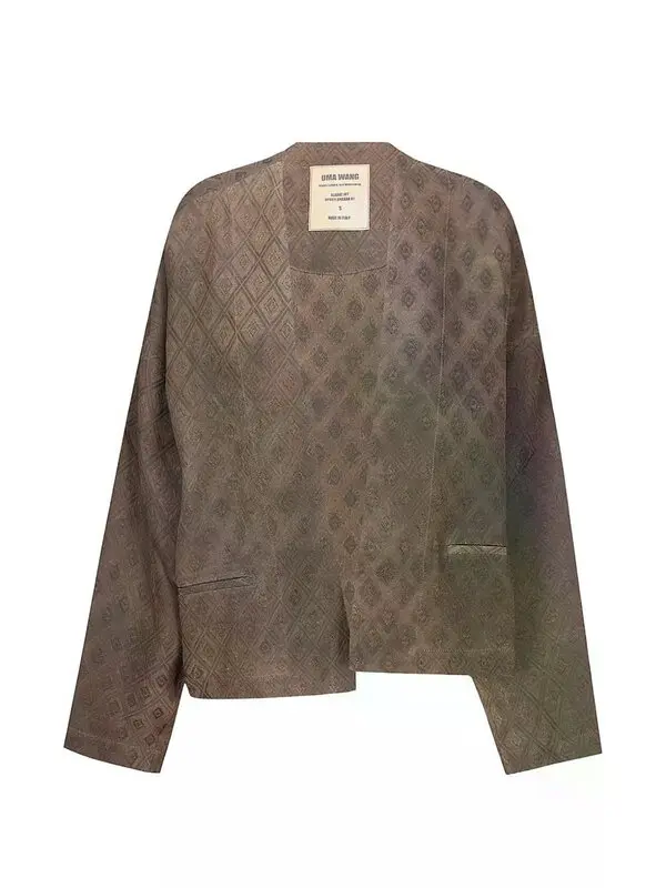 UMA WANG Klarke Diamond-pattern Cardigan