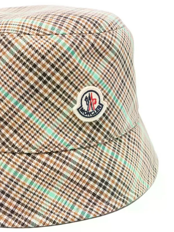 Moncler Plaid Bucket Hat