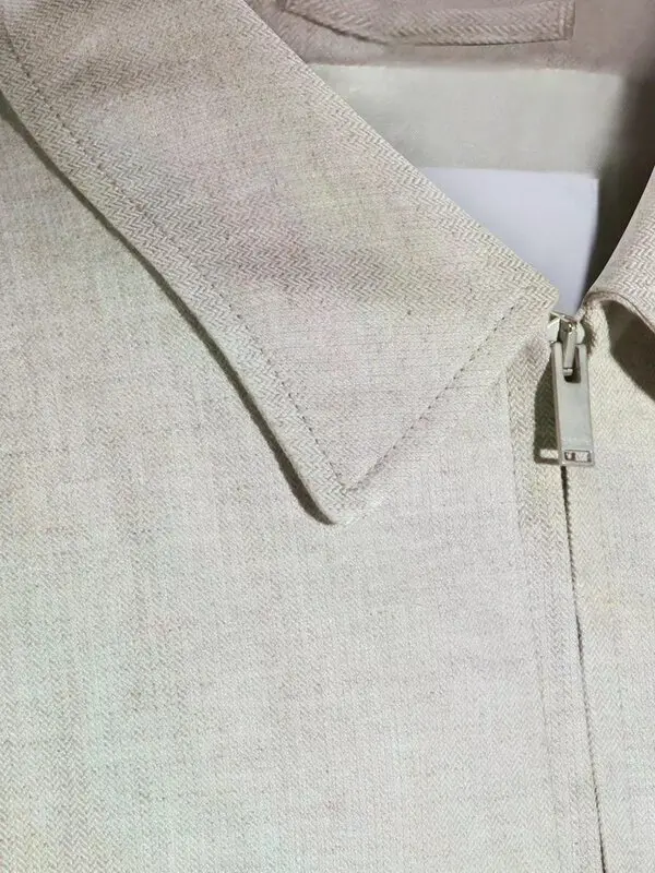 LARDINI Linen Shirt Jacket