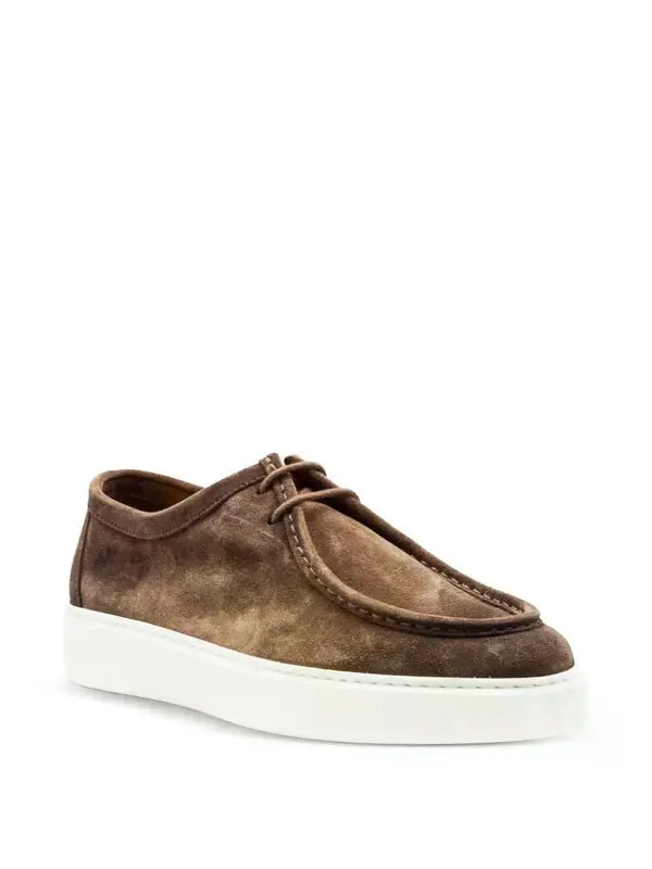 DOUCAL'S Lace-up Suede Sneakers