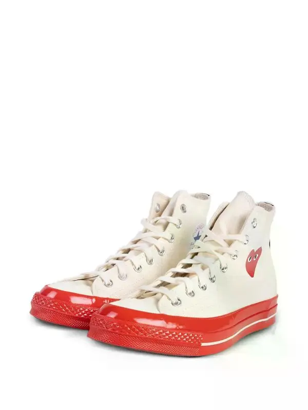 CONVERSE X COMME DES GARONS PLAY Chuck Taylor 70 Heart-motif High-top Sneakers