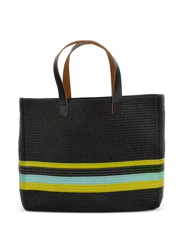 Plan C Raffia Tote Bag
