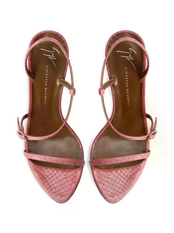 GIUSEPPE ZANOTTI Buckle-strap Sandals - Pink