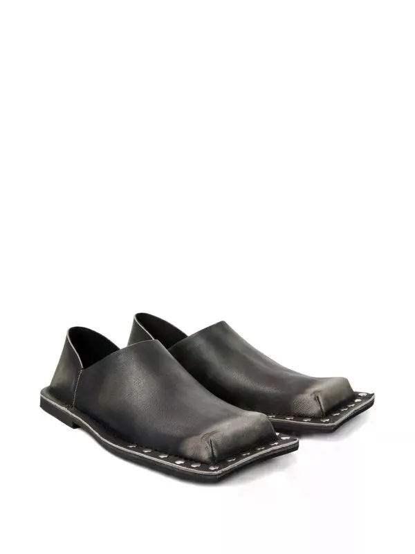 Camper Studded Leather Loafers