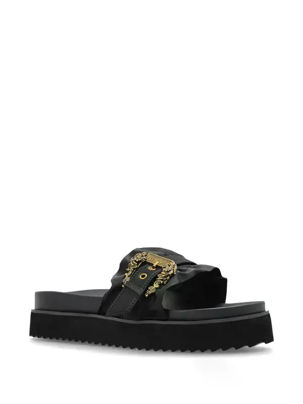 Versace Ruffled Slides