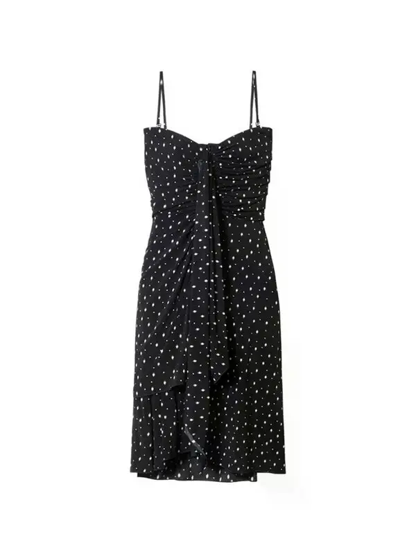 Isabel Marant Étoile Gemma Polka-dot Mini Dress - Black