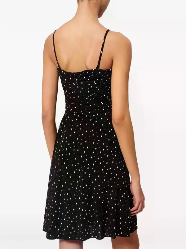 Isabel Marant Étoile Gemma Polka-dot Mini Dress - Black