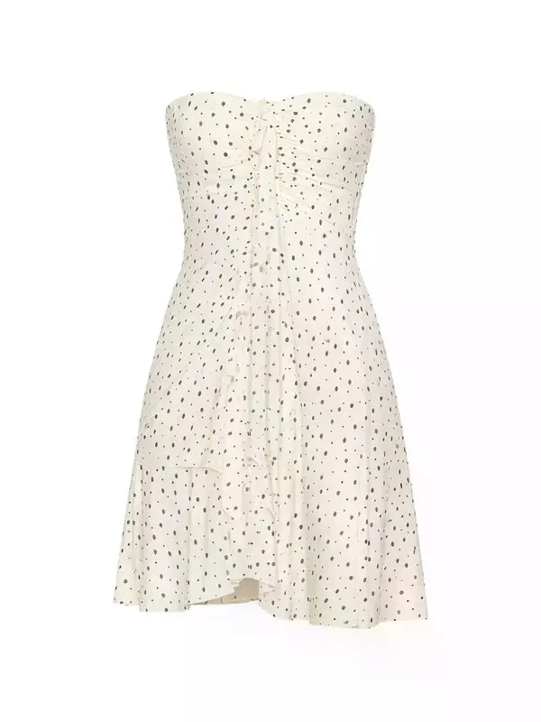 Isabel Marant Polka-dot Ruffled Mini Dress