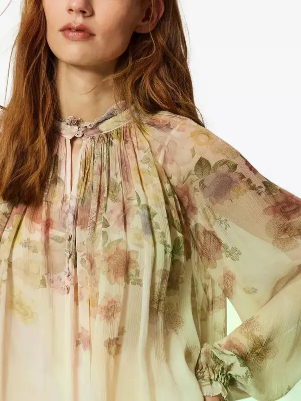 TWINSET Floral-print Woven Blouse